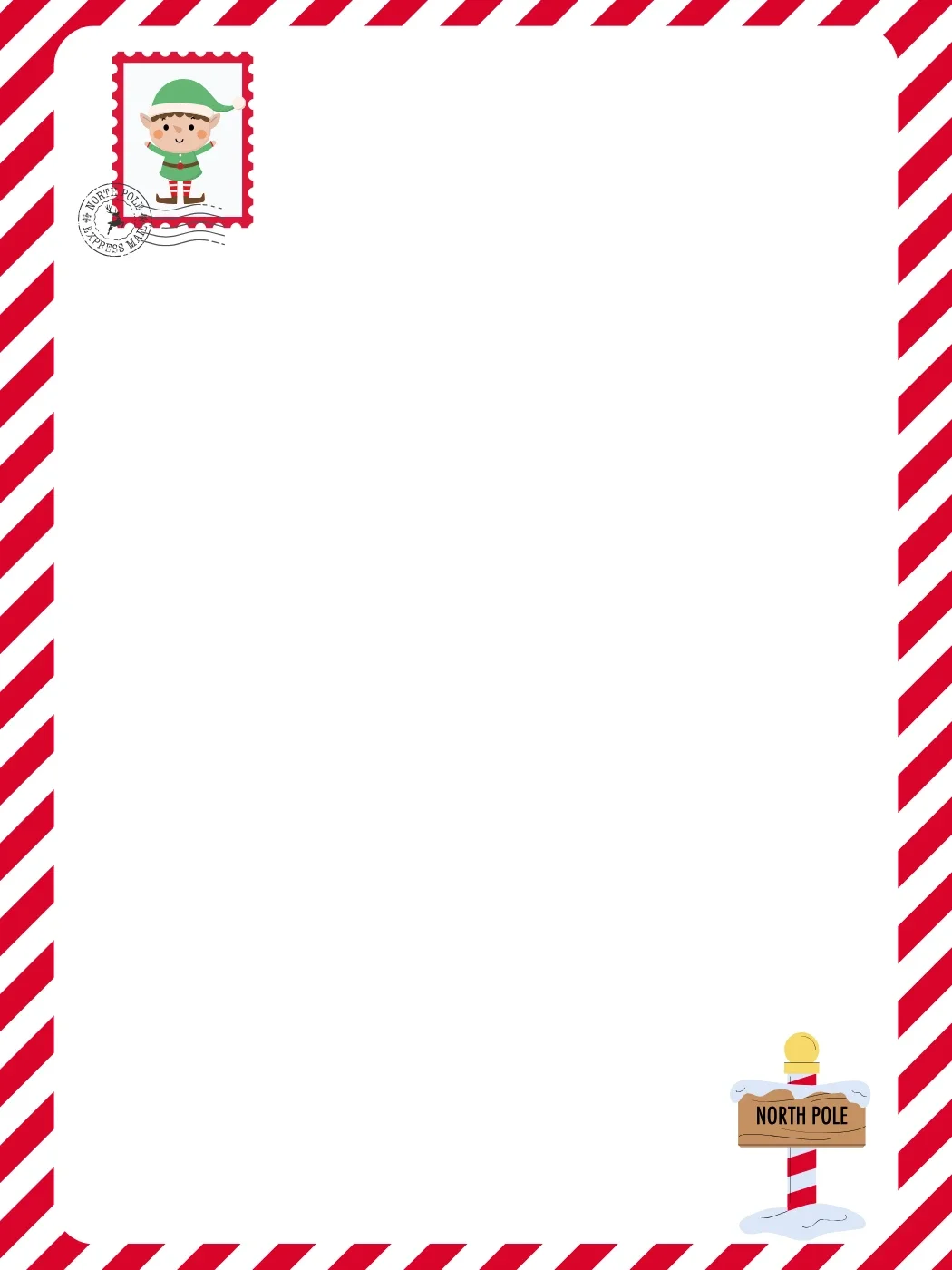 elf letter background