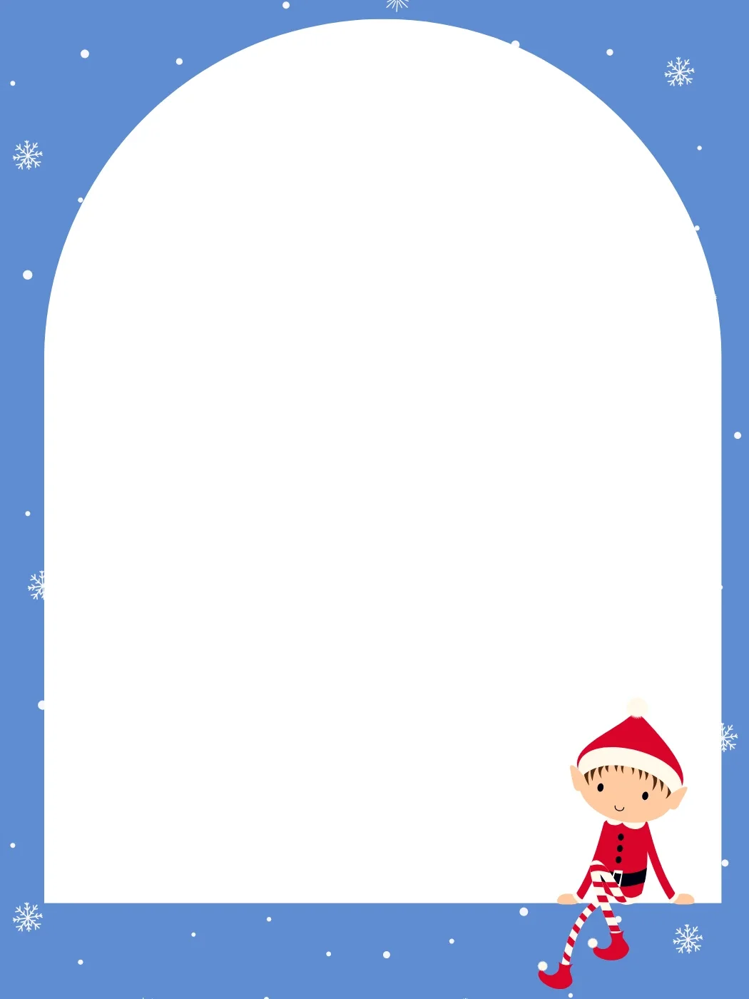 elf letter background
